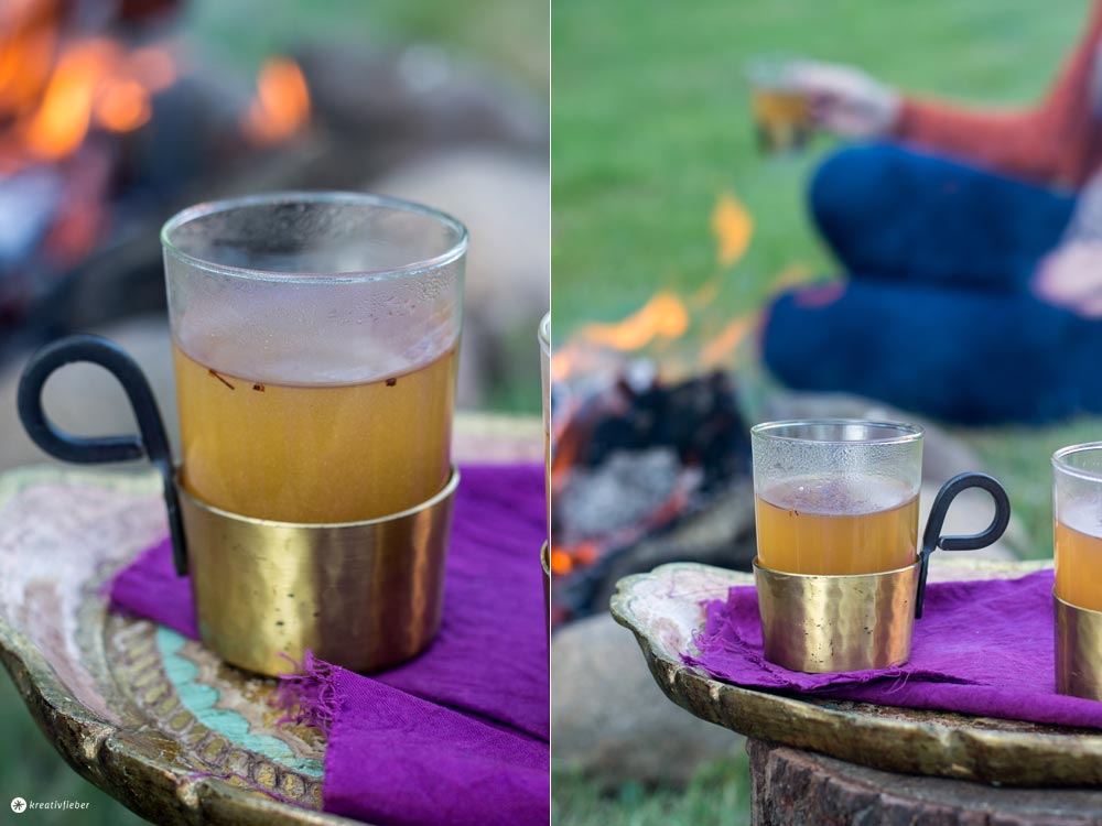 Chai Latte to Go - Glamping Rezeptidee - Kreativfieber