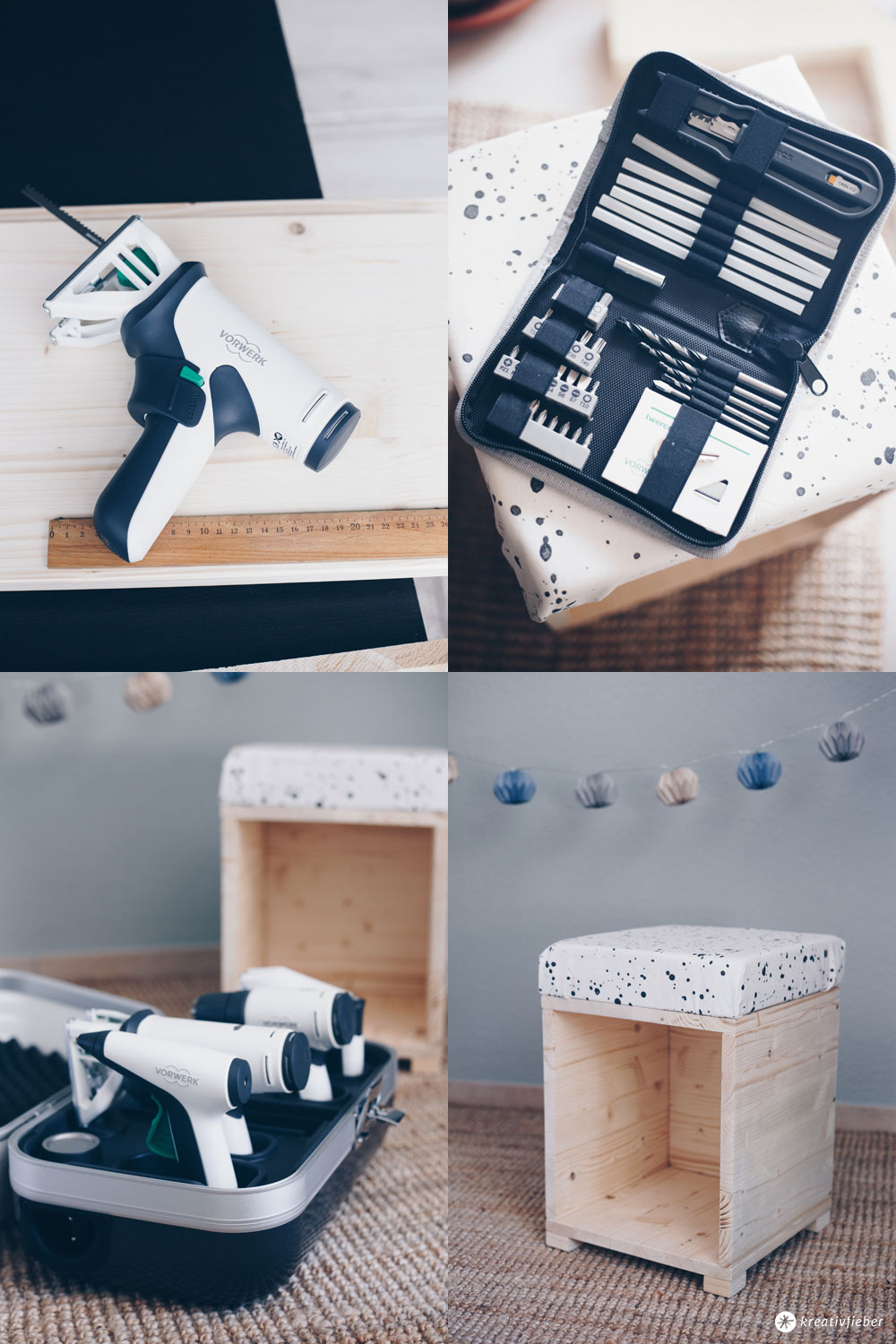 DIY Hocker fürs Kinderzimmer zum Spielen - Möbel selberbauen - DIY Idee