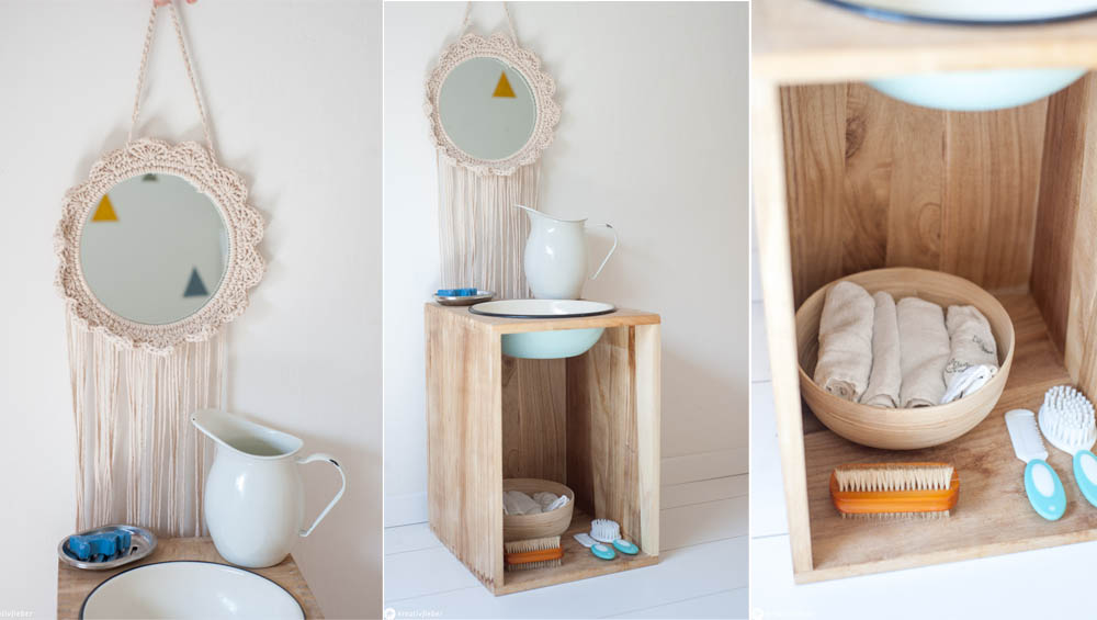 DIY Montessori Waschtisch für Kinder